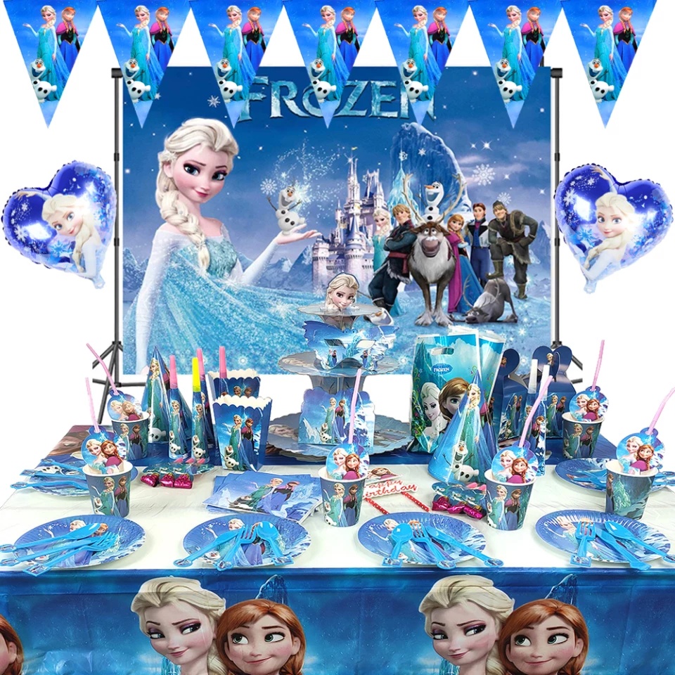 Jual FROZEN Paket perlengkapan dekorasi pesta ulang tahun Frozen ...
