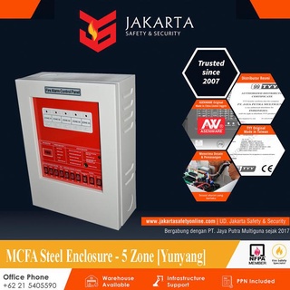Jual Mcfa/Facp Konvensional Fire Alarm Control Panel Kebakaran 5 Zone ...