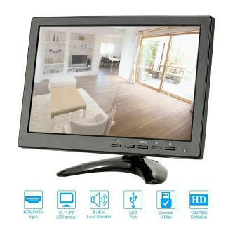 Jual Unik Mini LED Monitor 10 inch Multi Input HDMI VGA RCA BNC ...