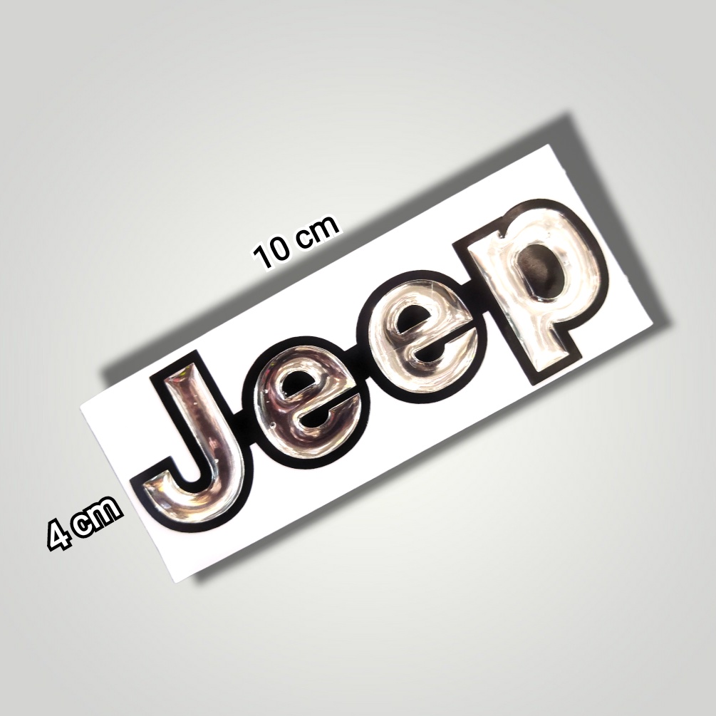 Jual NEW emblem Jeep Stiker timbul mobil Jeep emblem timbul jeep ...