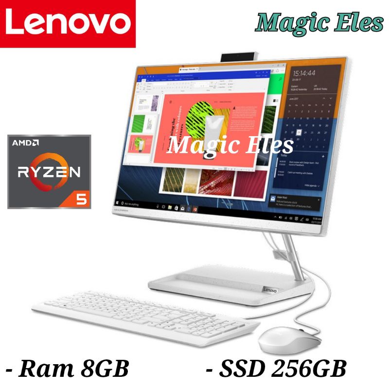 Jual PC AIO Lenovo ideacentre 3 22 - ADA6 AMD Ryzen 5 - 3500U Ram 8GB ...