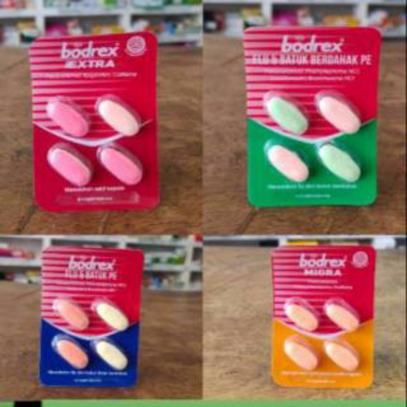 Jual Bodrex strip 4 kaplet | Shopee Indonesia