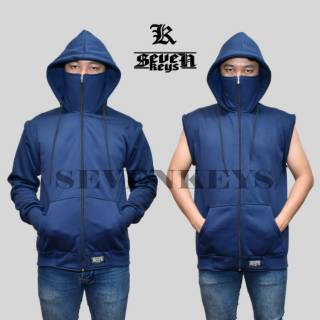 Jual Jaket ninja pria seven keys polos 2 in 1 original (TERSEDIA UKURAN ...