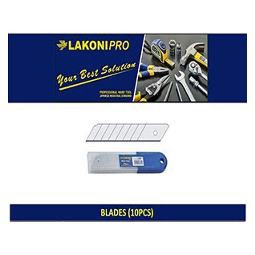 Jual ISI CUTTER BLADES 9 MM LAKONI PRO - ISI 10 PCS | Shopee Indonesia