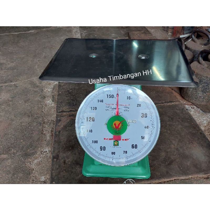 Jual Timbangan Duduk Pegas/Jarum ukuran 150 Kg RENHE Original | Shopee Indonesia
