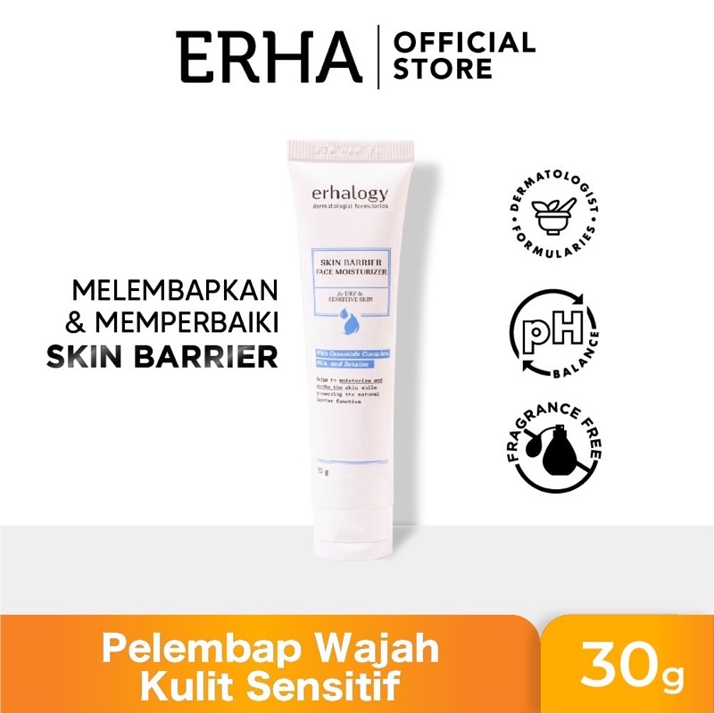 Jual ERHA Skin Barrier Face Moisturizer For Dry & Sensitive Skin 30 gr ...