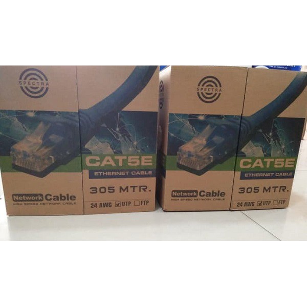 Jual KABEL UTP CAT 5 SPECTRA ( JARINGAN ) | Shopee Indonesia