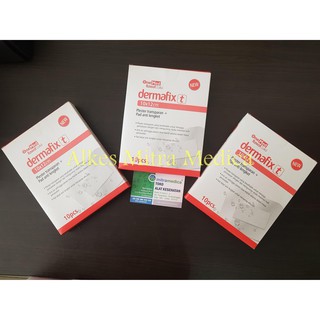 Jual Dermafix T 10x12 cm / Plester Luka Anti air / Plester Transparan ...