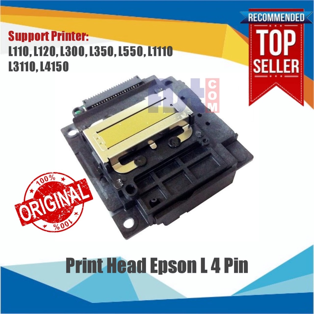 Jual Print Head Epson L110 L120 L210 L220 L360 4 Pin Original Copotan Unit | Shopee Indonesia
