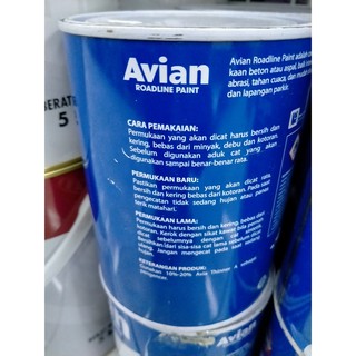 Jual Cat Avian Roadline paint 1kg Jalanan Marka Jalan Beton Aspal Kolam ...