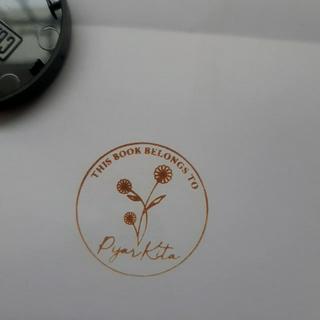 Jual A-6 | CUSTOM NAMA BOOK STAMP / STEMPEL BUKU NOVEL AESTHETIC ...