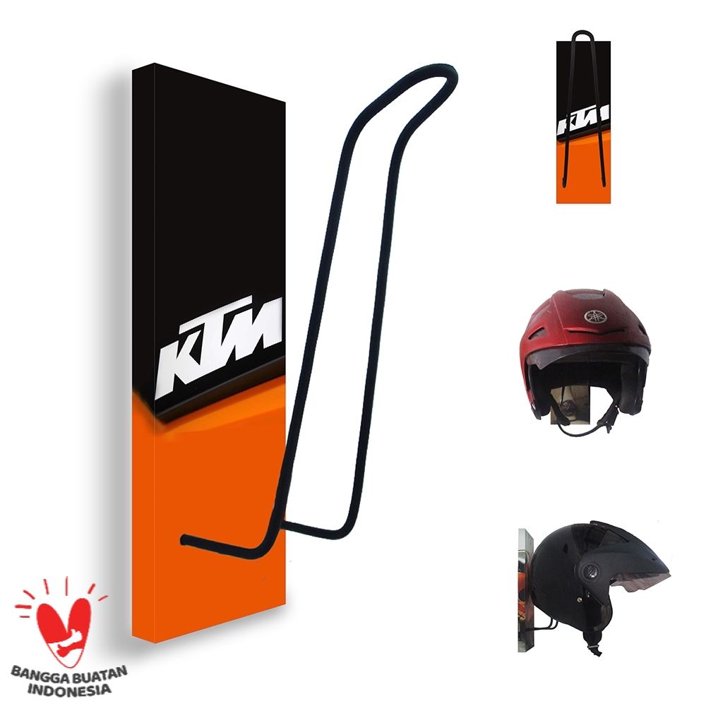 Jual GANTUNGAN HELM - TEMPAT HELM - RAK HELM MOTOR KTM 100 | Shopee ...