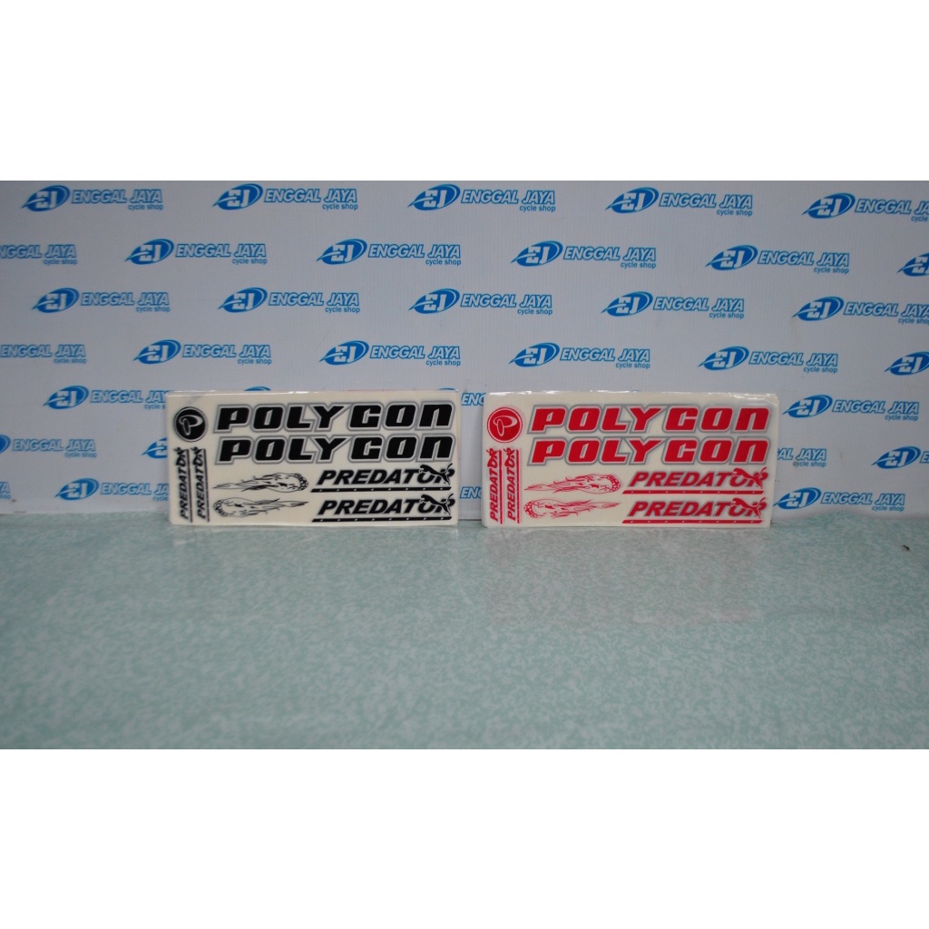 Jual Decal Sticker Stiker Sepeda Polygon Predator MTB Hybrid Roadbike ...