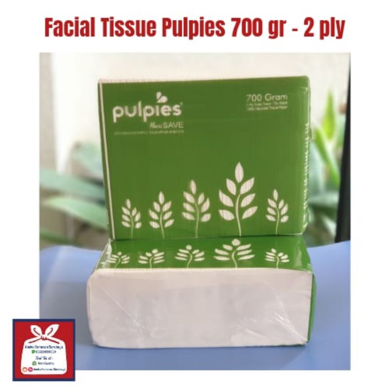 Jual Facial Tissue Pulpies 700 gram / Tissue Wajah Pulpies 700gr ...