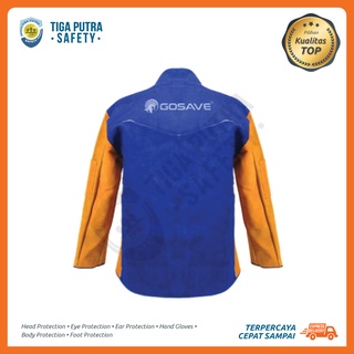 Jual Jaket Las Full Kulit / Welding Jacket Leather Safety Pelindung ...
