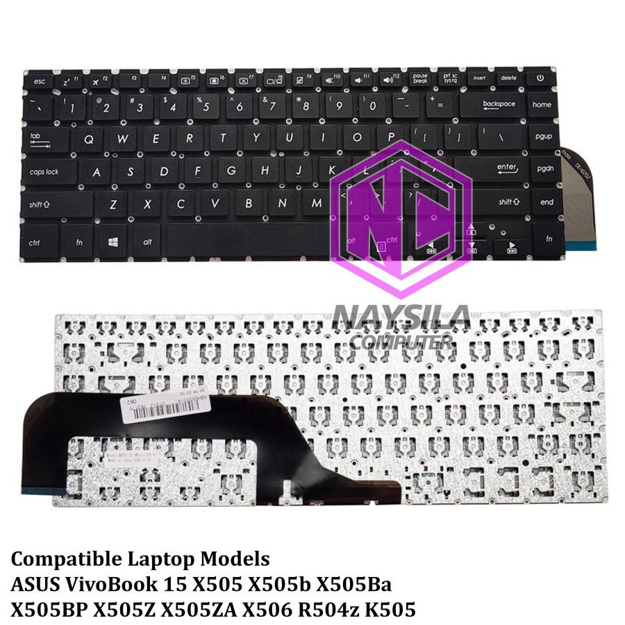 Jual Keyboard ASUS X505 X505BP K505 K505BP X505ZA X506 X505B X505BA ...