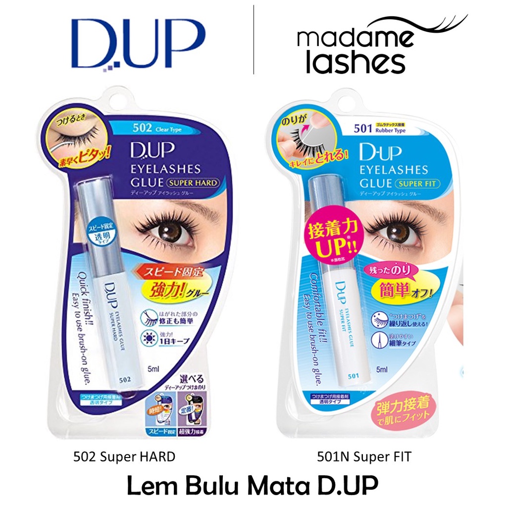 Jual DUP Super Fit 501N - LATEX (rubber) Eyelash Glue - Lem Bulumata ...