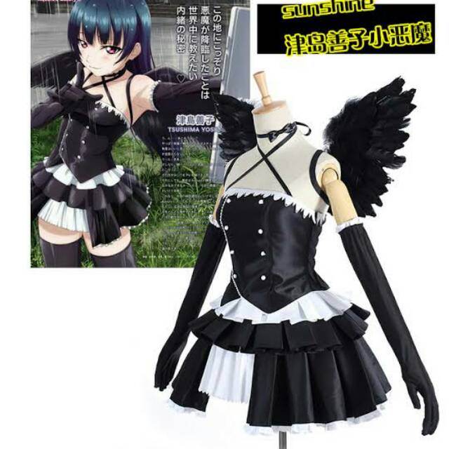 Jual Fullset Cosplay Tsushima yoshiko (yohane) devil ver (LLS ...