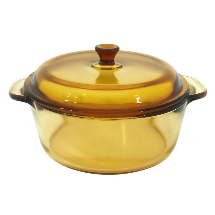 Jual Panci Masak Pot Kaca Luminarc Vitro Blooming Amber Casserole Kaca ...