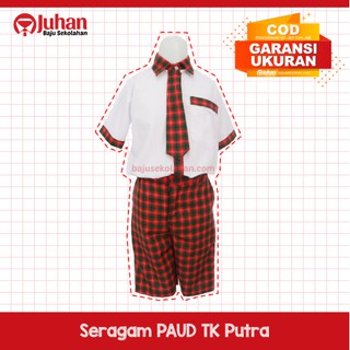 Jual Seragam TK PAUD Pendek Seragam Sekolah Anak PAUD Seragam Sekolah ...