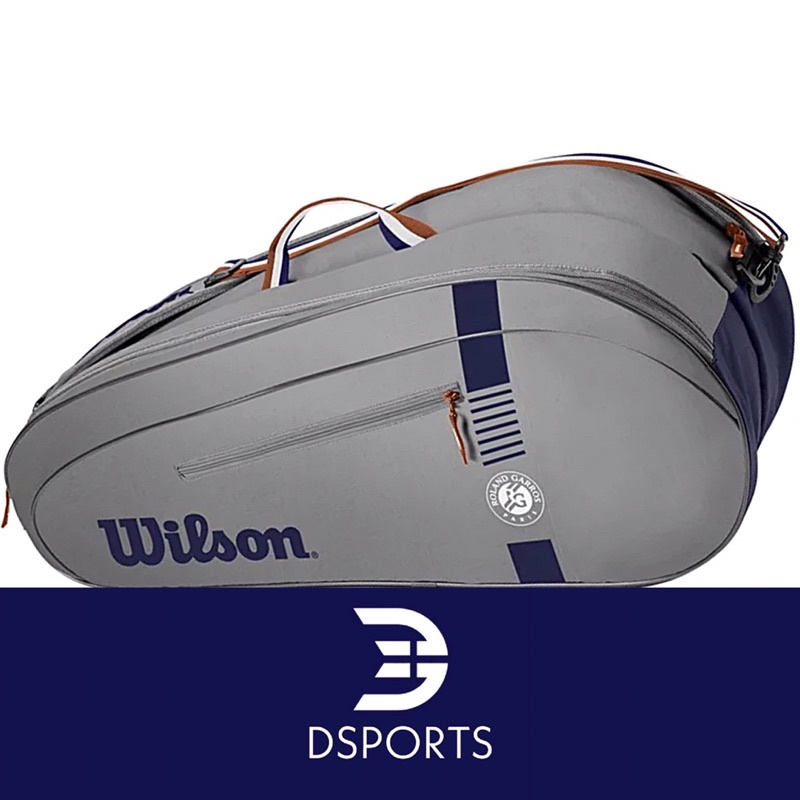Jual Wilson Roland Garros Team 6 Pack RG Silver Ransel ( Tennis Bag Tas ...