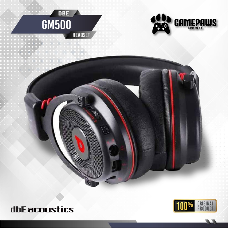 Jual dbE Acoustics GM500 7.1 Virtual Surround High End Gaming Headphone | Shopee Indonesia