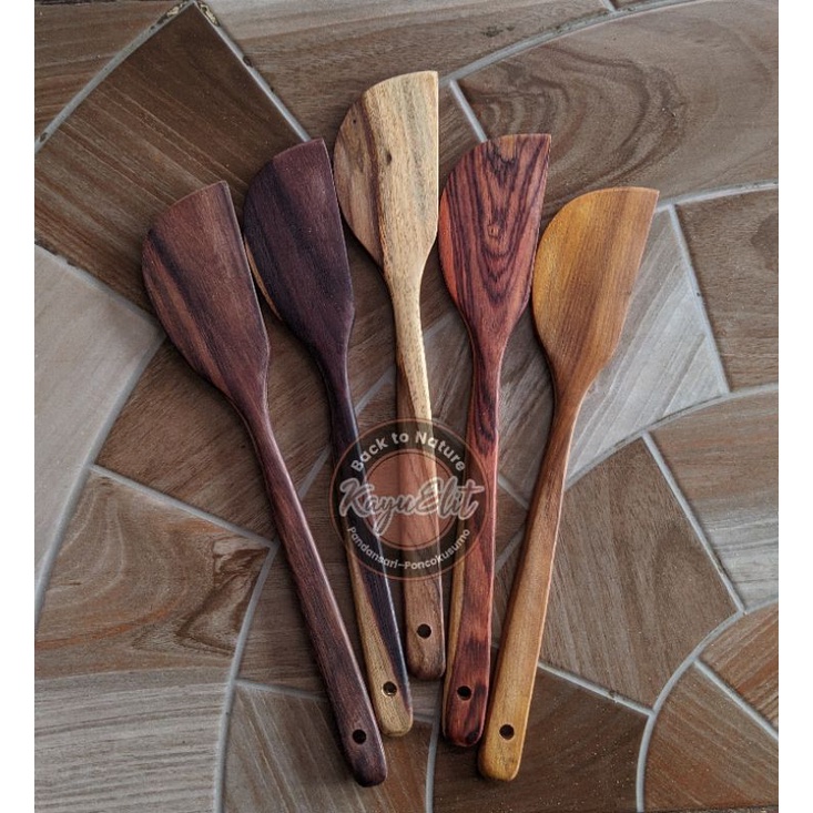 Jual Spatula kayu | sodet kayu | perlengkapan dapur | souvenir kayu ...