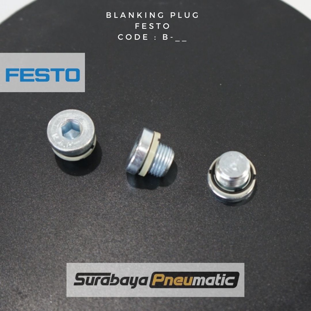 Jual FESTO - Blanking Plug / Penutup Drat - B-1/4 - Pneumatic | Shopee ...