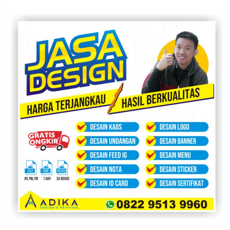 Jual JASA DESIGN Logo, Banner, X banner, Poster, CV, Brosur, Sertifikat ...