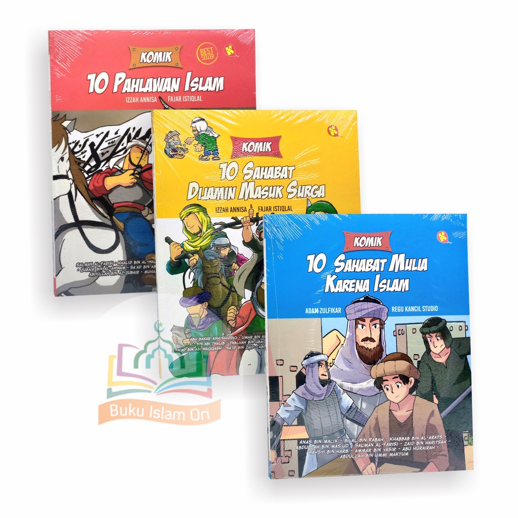 Jual Paket 3 Buku Komik 10 Pahlawan Islam & 10 Sahabat Nabi - Pustaka Al-Kautsar | Shopee Indonesia