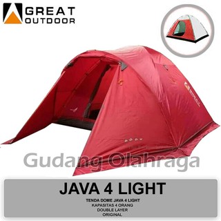 Jual Tendaki Tenda Camping Dome 4 Orang Great Outdoor JAVA 4 LIGHT, JAVA 4 PRO, NSM 4.0 Double ...