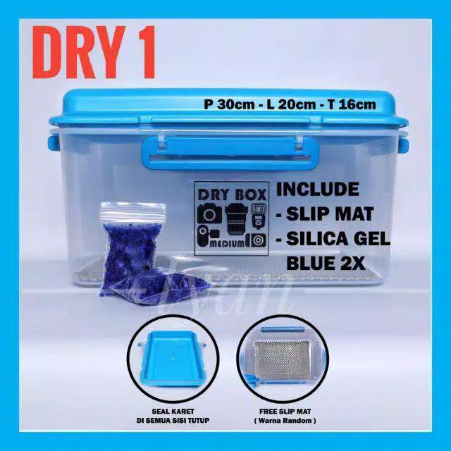 Drybox - Dry box MEDIUM silica gel hygrometer tempat penyimpanan kamera ...