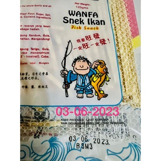 Jual WANFA SNEK IKAN FISH SNACK 120GRAM MALAYSIA MAKANAN RINGAN RASA ...