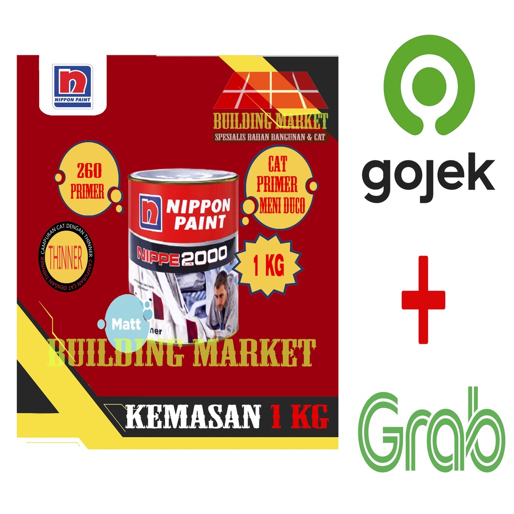 Jual CAT PRIMER BESI MENI CAT DASAR BESI NIPPE 2000 NIPPE 260 PRIMER 1 ...