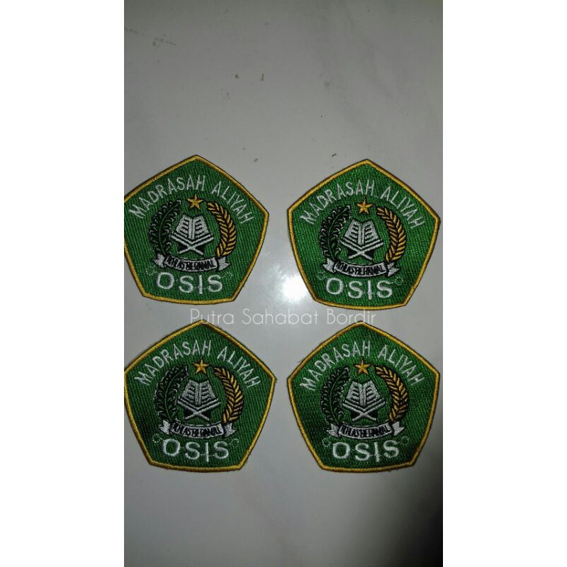 Jual Patch | Logo Bordir Osis Madrasah Aliyah | Shopee Indonesia