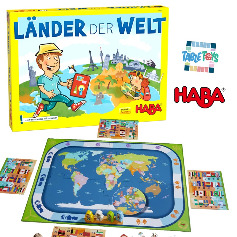 Jual Countries of the World Board Game Original HABA (Edu Game Belajar ...