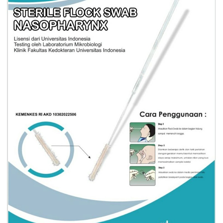 Jual Stick Hidung tenggorokan, colokan hidung oro naso, flocked swab ...