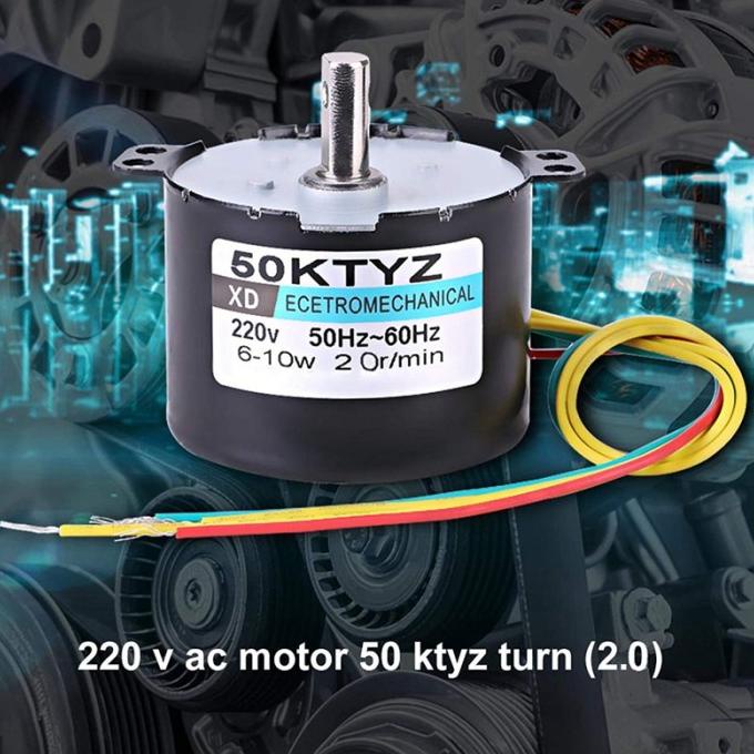 Jual 50Ktyz Ac220V 10W 0.5A 20R/ Min Permanent Magnet Synchronous Motor Ac | Shopee Indonesia