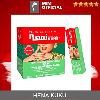 Jual HENA / PACAR KUKU / INAI RANI KONE 6 gr KEMERAHAN (MIM OFFICIAL - KOTA KUPANG) | Shopee ...