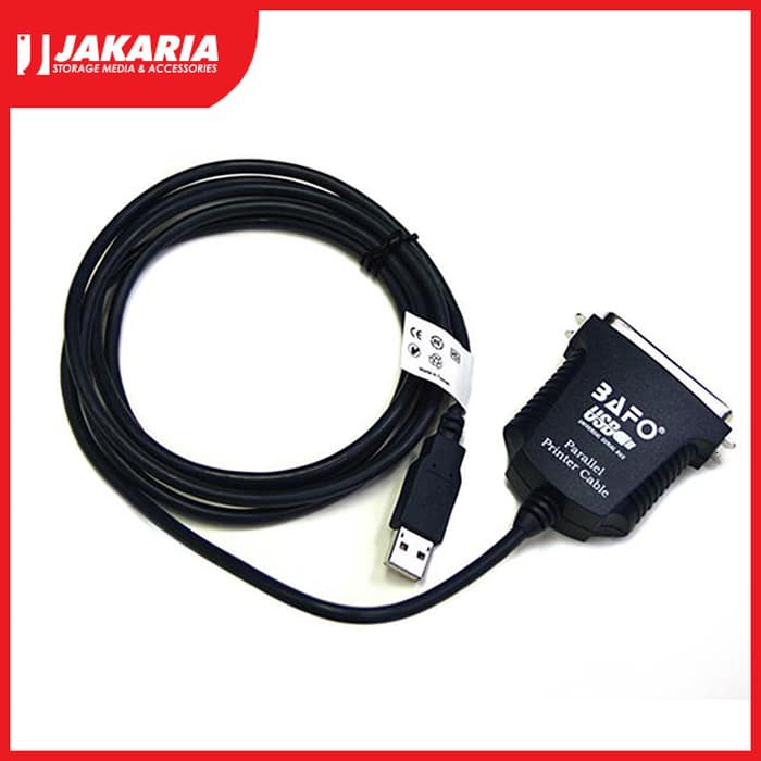 Jual Kabel USB to Paralel Printer Dot Matrix Original BAFO USB to ...