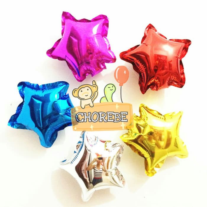 Jual Balon Foil Bintang / Star Super Mini (10cm) | Shopee Indonesia