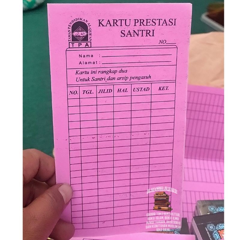 Jual Kartu Prestasi Santri Kartu Penilaian Santri Shopee Indonesia