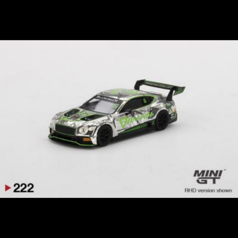 Jual Mini GT MiniGT 222 Bentley Continental GT3 Phoenix Racing Asia ...