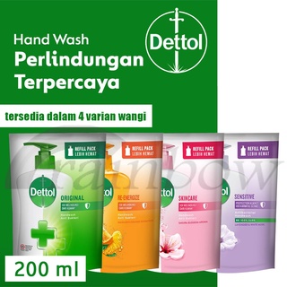 Jual Dettol Sabun Cuci Tangan Hand Wash Refill 200 ml All Varian ...