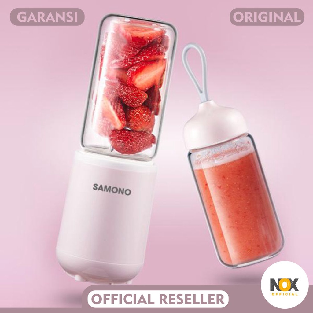 Jual Blender mini portable mini juicer SAMONO 350ml 4 mata pisau ...