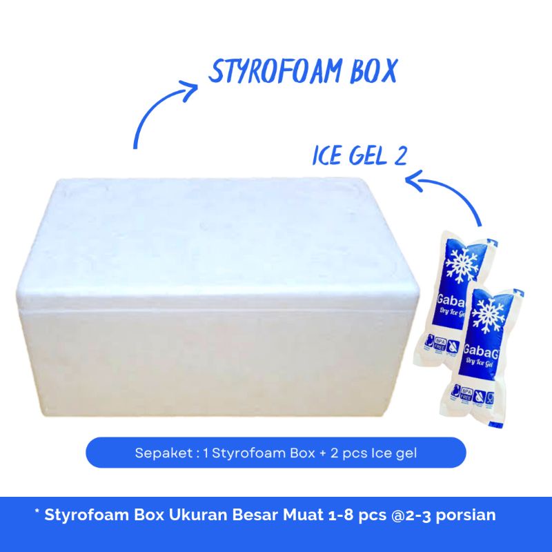 Jual Styrofoam Box Besar Muat 1-9pcs (ukuran @2-3 porsian) | Shopee ...