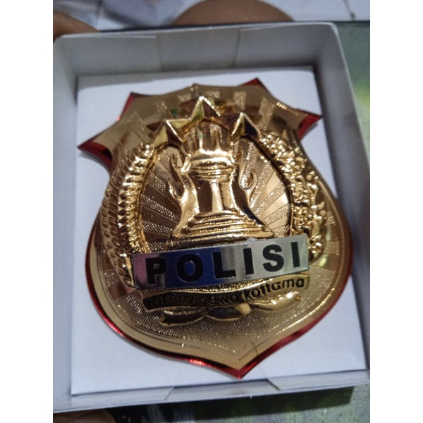 Jual pin wing brevet kewenangan polri model cembung | Shopee Indonesia