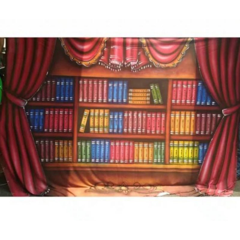 Jual Background foto kain 2, 5 X3meter wisuda horden kiri dan kanan ...