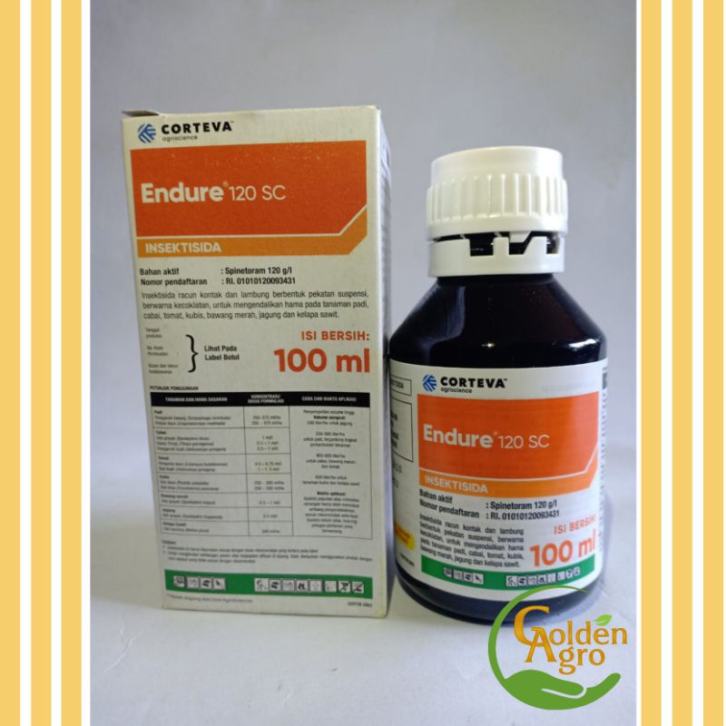Jual INSEKTISIDA ENDURE 120SC SC 100ML ML PEMBASMI ULAT PALING AMPUH ...