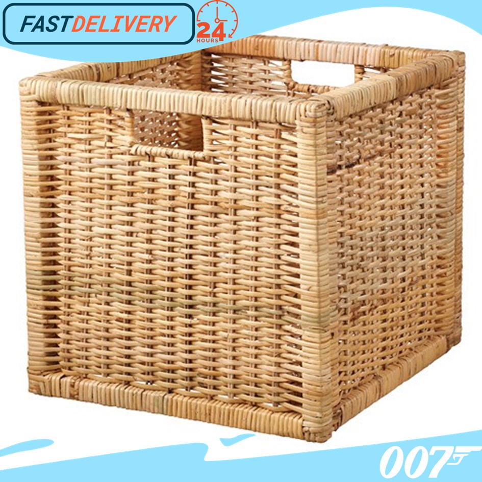 Jual Laci Box Rotan Anyaman Asli Kotak Sudah Vernis Kotak Penyimpanan ...